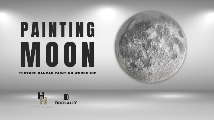 how to draw moon texture